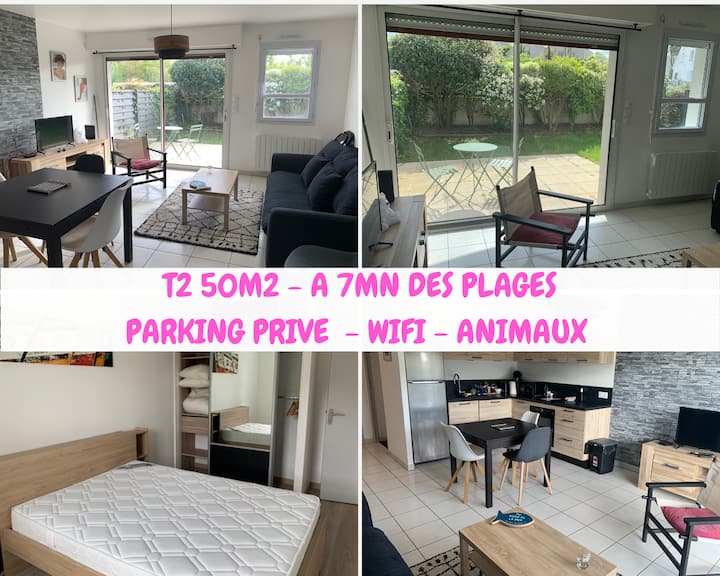 Terrasse & Jardinet - 50m2 - Bourg à Pied - Ploemeur
