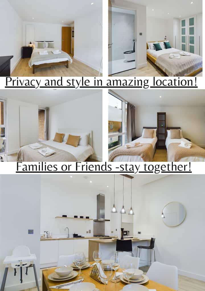Modern 4bed 3bath Balcony Apartment In Shoreditch - London