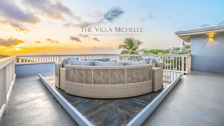 The Villa Michelle: Luxury, Heated Pool, Generator - U.S. Virgin Islands