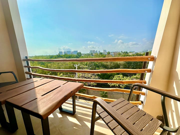 Apartment + Rooftop Pool | Ideal For 4 Guests - Cancún