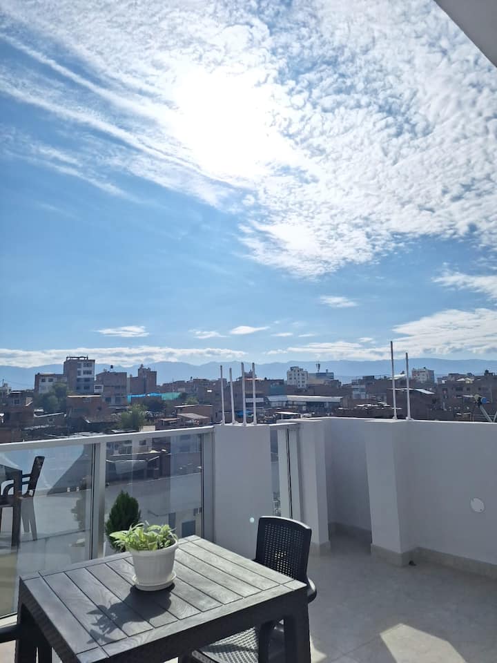 2 Habitaciones + Terraza Panorámica En Ayacucho - Ayacucho