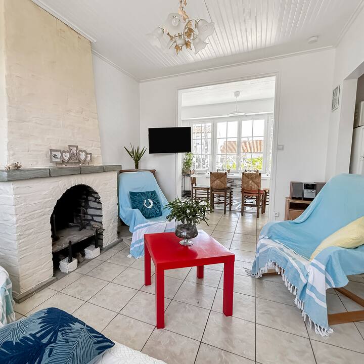 Plage à 200m, Maison Spacieuse Et Cosy Avec Jardin - Saint-Jean-de-Monts