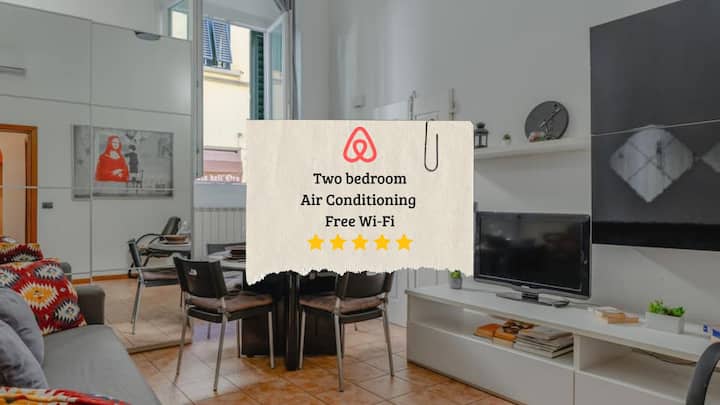 Apt Moderne, 2 Ch, A/c, Wi-fi, Près Du Duomo - Florence