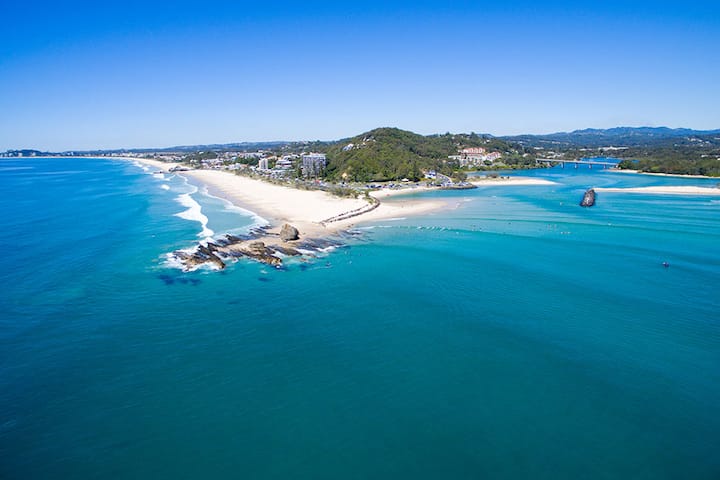 Aloha Oceanview Beachfront Family Paradise - 트위드 헤드