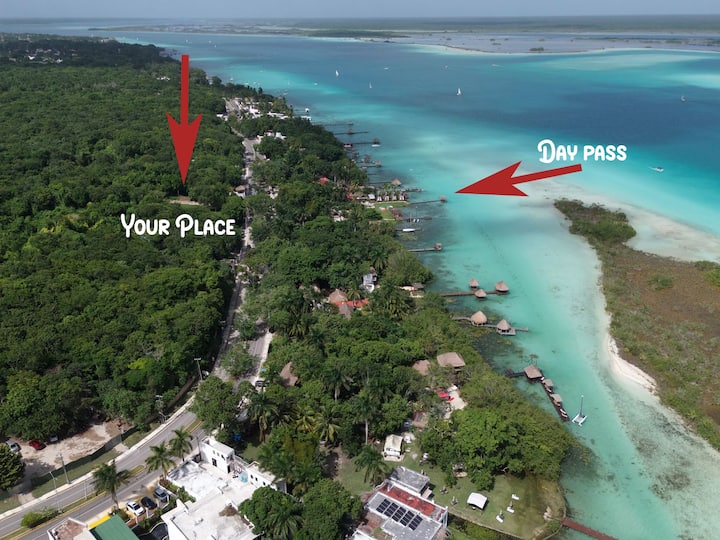 Hermoso Estudio Equipado Con Acceso A La Laguna - Bacalar