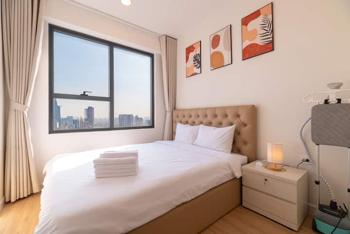 District 1 View, New Building, Equipped [2-bed] - Ho Si Minh-város