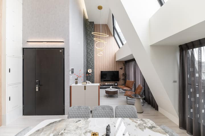 ＊High Ceiling＊mrt 400m｜24/7 Security｜elevator｜rr10 - Taipei