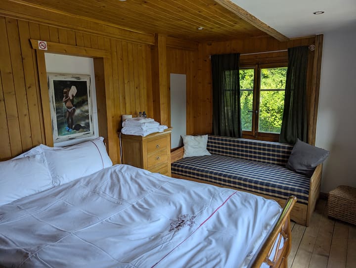 0 Bois-gentil-1 Lit Double+1 Lit Gigogne-terrasse - Leysin