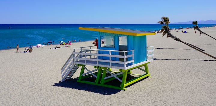 T2+1 Cabine à 50 M De La Plage - Le Barcarès