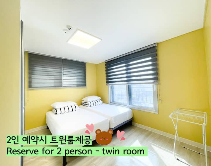 A : 운서역도보8분, 인천공항15분, 단독, 트윈 - Aéroport de Séoul Incheon (ICN)