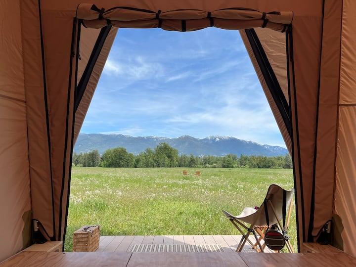 360° Mtn Views/80 Acres/riverfront Access - Tent A - Montana
