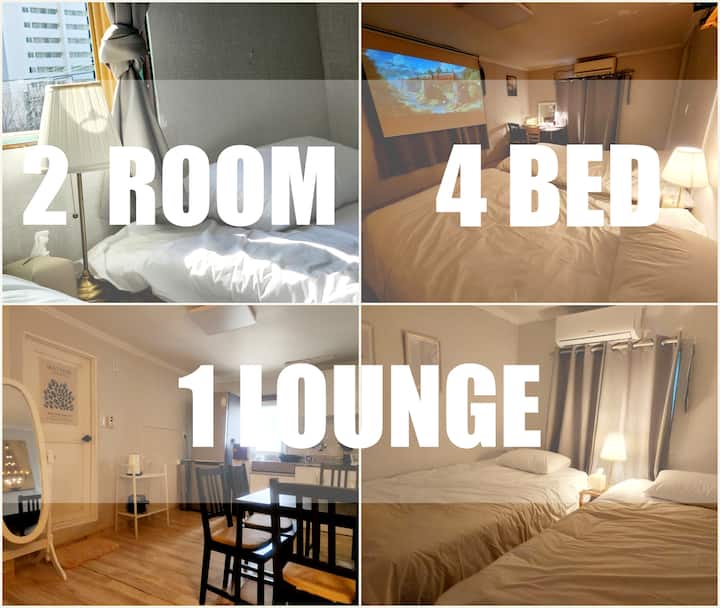 청량리 4 Beds/
2 Rooms/
1lounge - 퇴계원읍