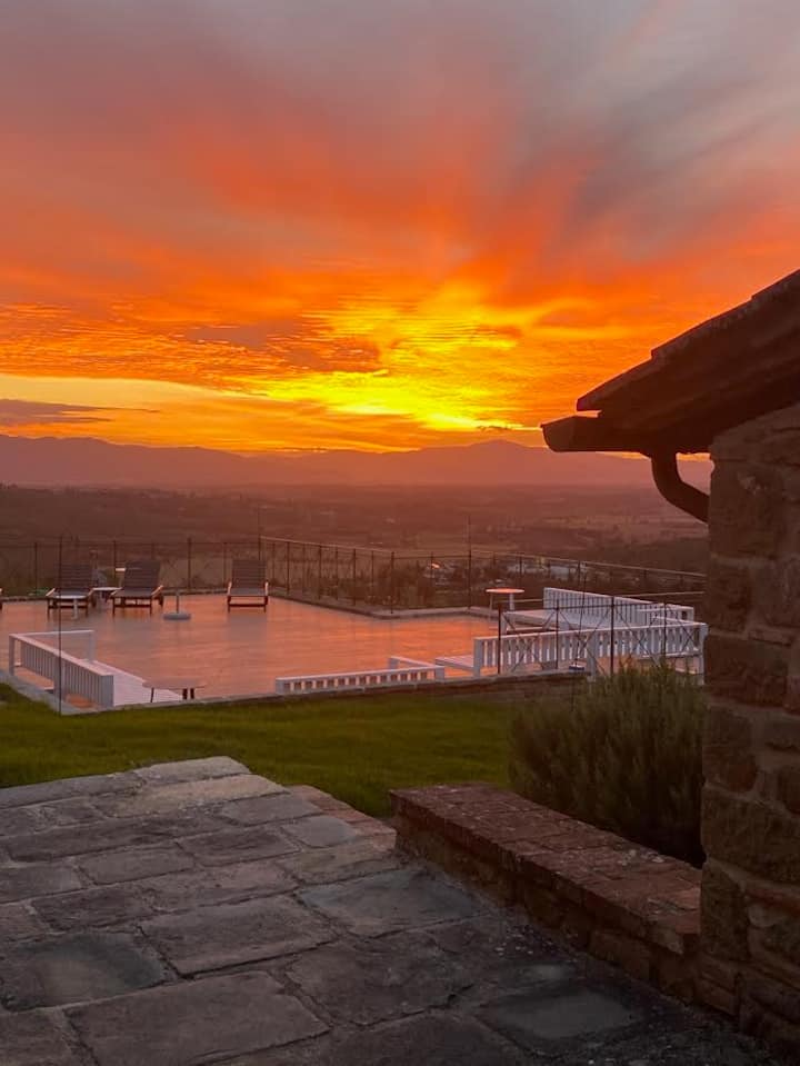 Luxury Villa | Heated Pool |Stunning Views |Sauna - Rapolano Terme