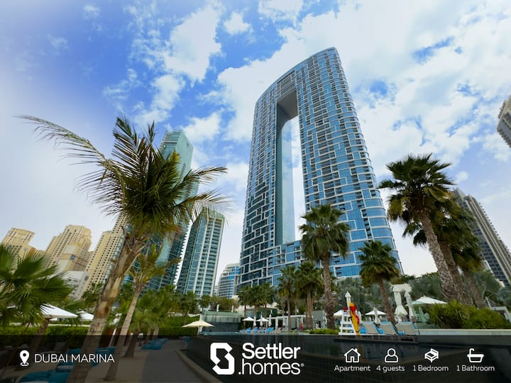Settlerhomes | Chic Jumeirah Gate | Beach Access - Dubai