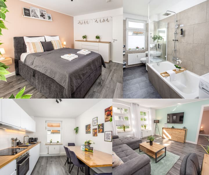 Luxury Vista Apartment I Küche I Wlan I Zentral - Magdeburg