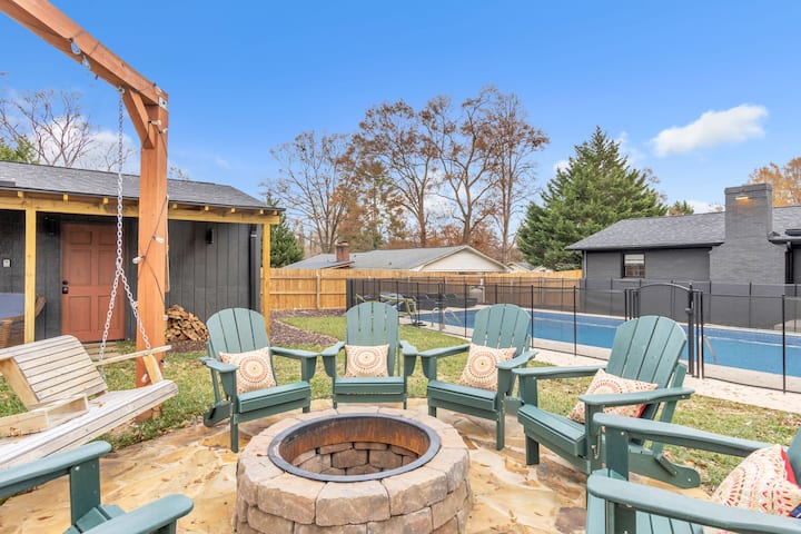 Pet-friendly, Pool, Apt, Firepit, 3 Min To Furman - Saluda Lake, SC