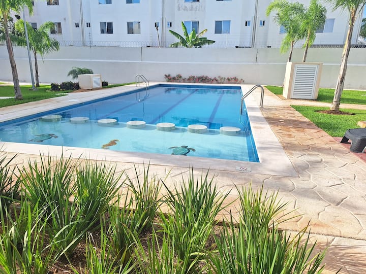 Hermoso Departamento Familiar - Cancun Airport (CUN)
