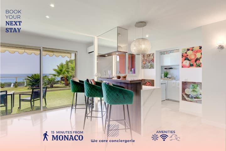 Luxueux T3 - Près De Monaco Et Des Plages - Menton
