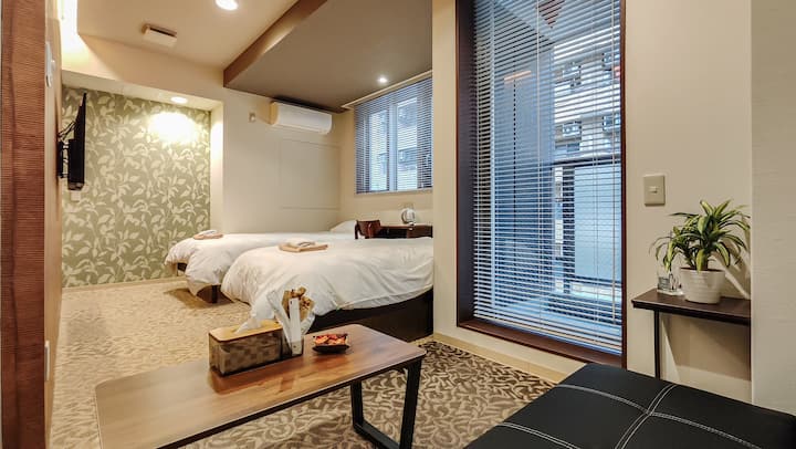 2-single Bed Room Max For 3 Person， Close Station - Osaka, Japan