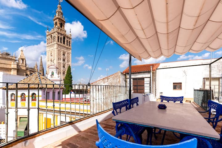 Aoa ÁTico De Lujo Con Terraza Privada - Camas