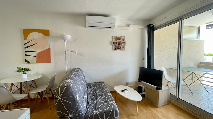 Appartement à 50m Plage Avec Wifi Et Clim - Canet-en-Roussillon