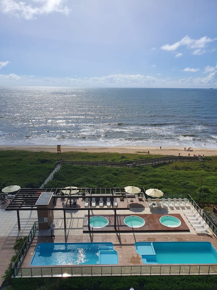 Apartamento Pé Na Areia!beto Carreiro World-20 Min - Barra Velha