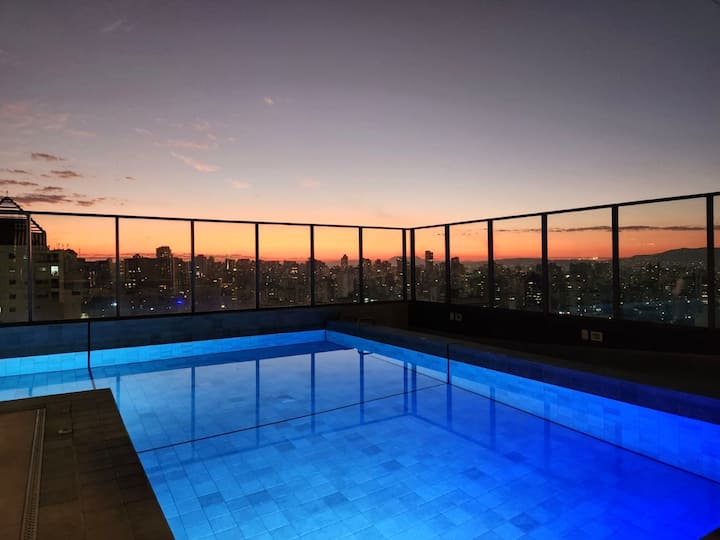 Studio Novo E Aconchegante Metrô República - Brasilien