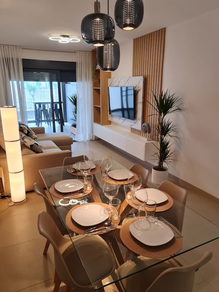 Sybarix Beach: Junto Al Mar. Piscina Climatizada. - Roquetas de Mar