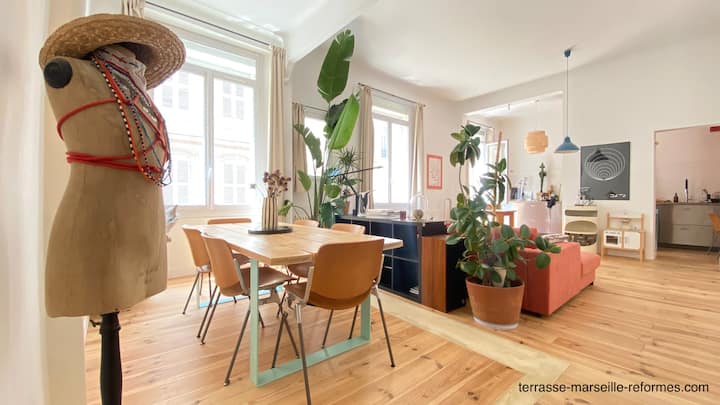 Terrasse Marseille Réformés 6 Pièces Refait à Neuf - Marsella