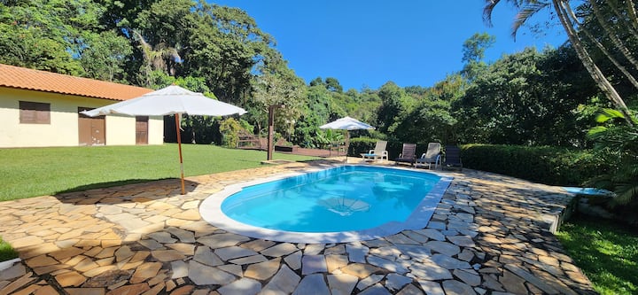 Chácara Em São Roque: Piscina, Vista E Natureza! - Araçariguama