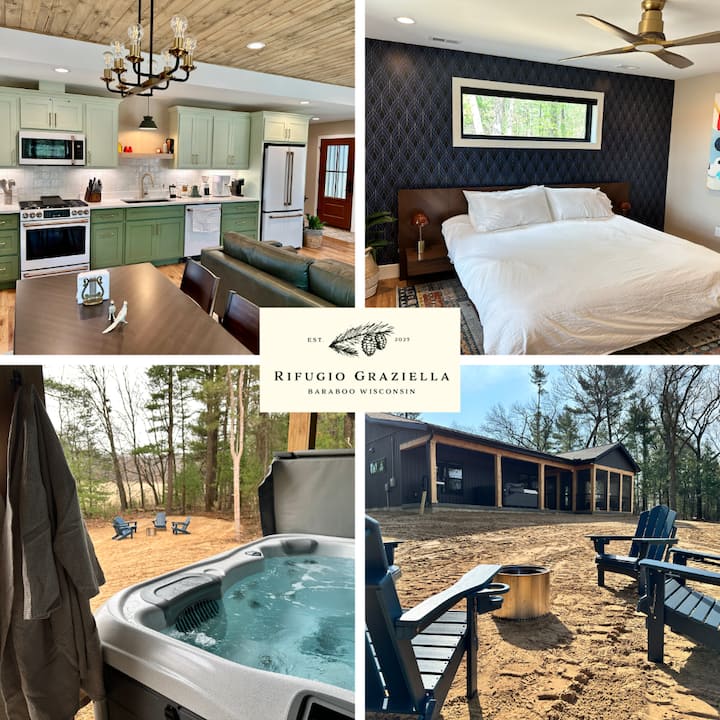 Rifugio Graziella | Hot Tub | Ev+| Fire Pit|luxury - Baraboo, WI