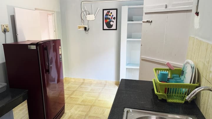 Two Rooms Apartment With Garden - Varkala