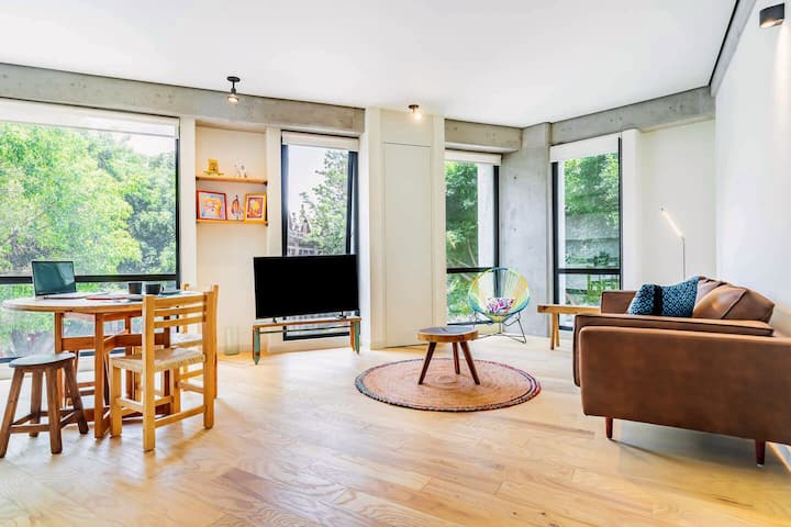 New, Central, Lovely Natural Light, 24/7 Security - Mexico City