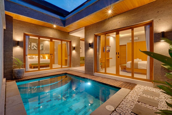 Umahera 1 Near Pererenan Beach | Quiet 2br Villa - Canggu