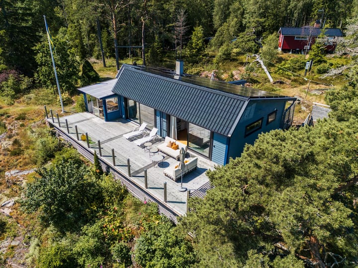 Hus Med Panorama öVer ÅLandshav - Sweden