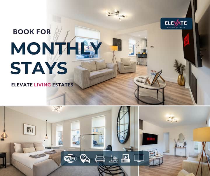 Longstayoffer|backyard|parking|sleeps5|leisurespot - Northampton, UK