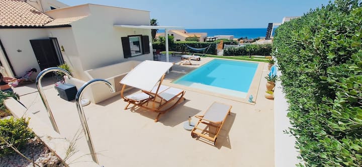 Villa Nina A Mare, Baia Di Cornino, Custonaci - San Vito Lo Capo
