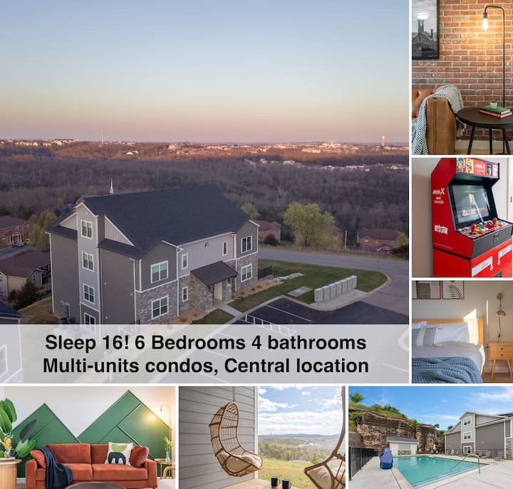 Sleeps 16! Multi-unit,top Location,great View,pool - Branson, MO