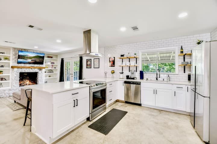 Round Rock Retreat-walk Downtown; Uber To Atx - Round Rock, TX