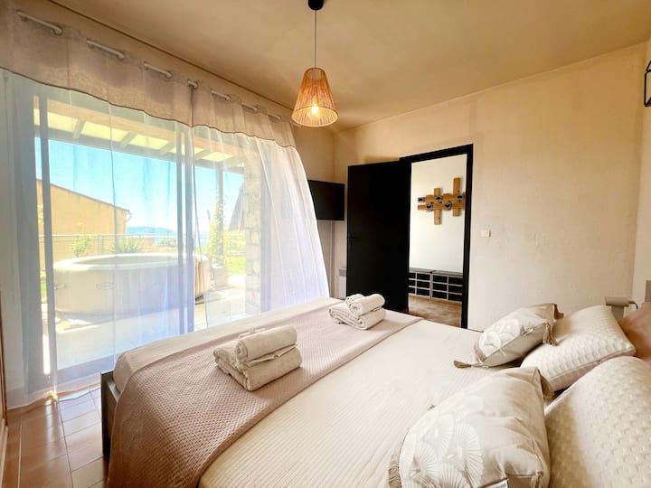 Vue Mer, Jardin & Jacuzzi Près Des Plages - Lumio