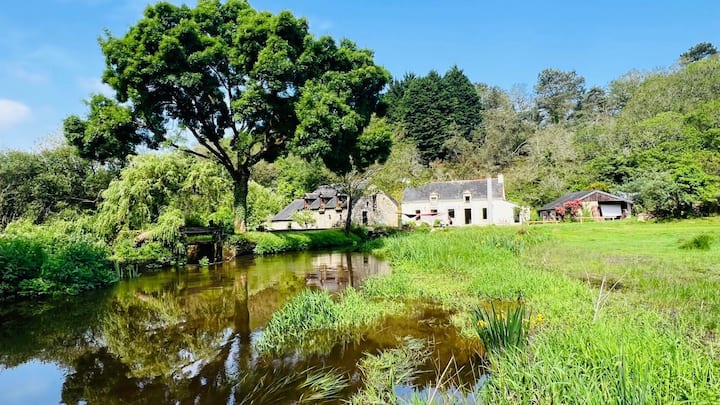 Quiétudes Et Lumières, Rivière Et Bain Nordique - Morbihan