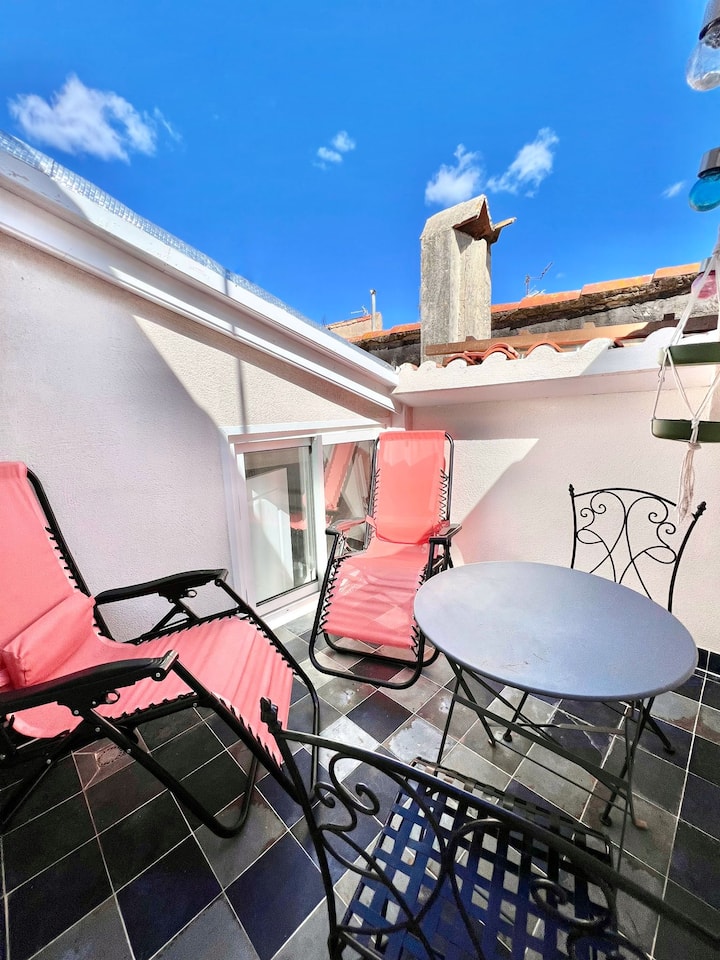 Maison Petite Espace Ouvert Sur Toit, Près Du Port - Marseillan