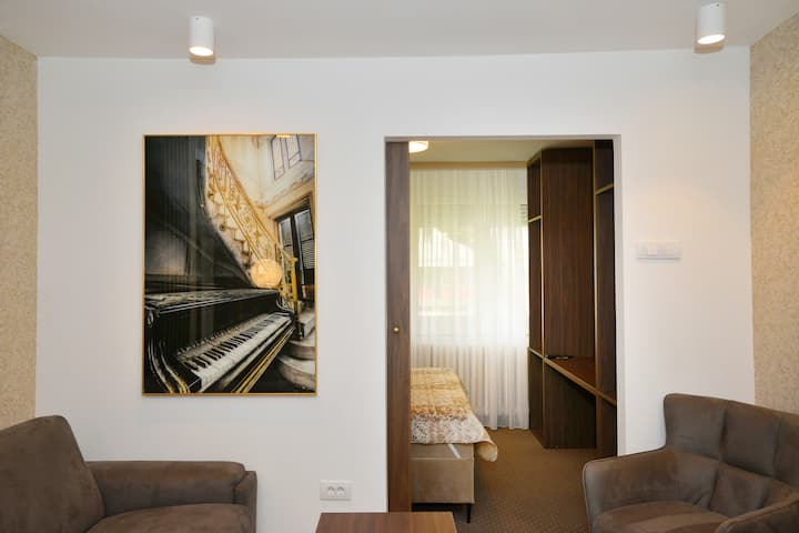 Piano Luxe Apartment With Sauna - Belgrad