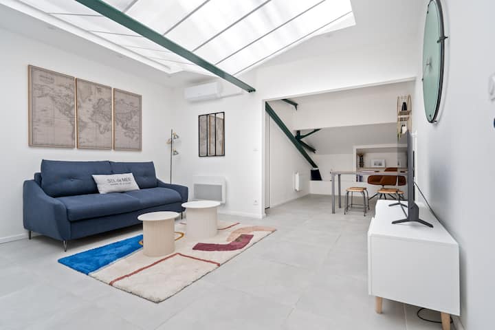 Loft Méhari - Le Méridien *Parking*lave Linge*clim - Dardilly