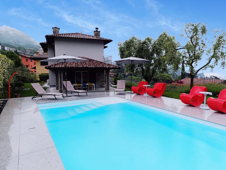 Villarnona - Pool, Lake  Como View, Tremezzina, 8 - Lake Como