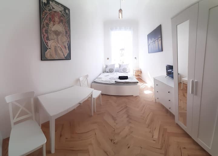Small Sunny Park View Apartment - Prague