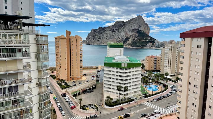 Esmeralda Suite. Vista Panorámica Piscinas Parking - Moraira