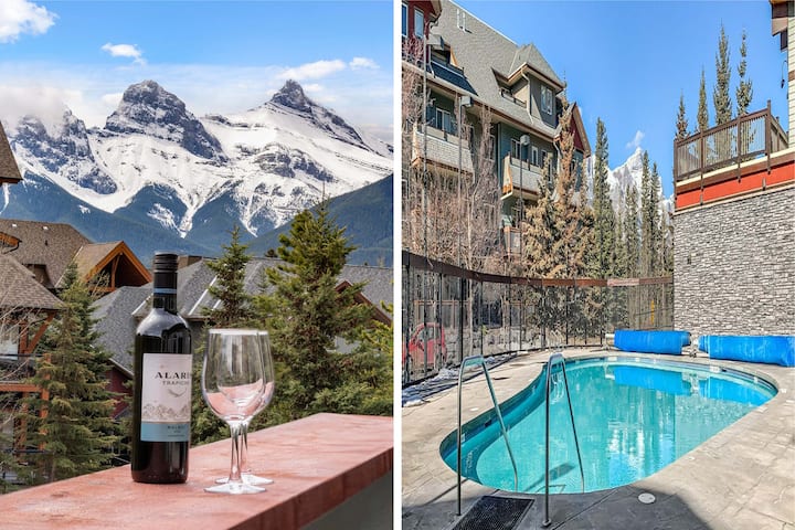 Top Floor Suite | Mountain Views | Hot Tub & Pool - Canmore