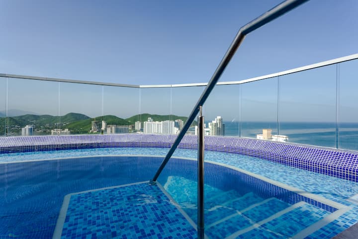 Seaside Rental In Rodadero Sur, 500mb,  Hot Water. - Parque Nacional Natural Tayrona