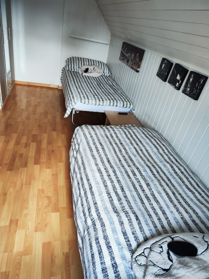 Chambre 1, 2x Lit Simple (2 Pers. Max.) - Morges